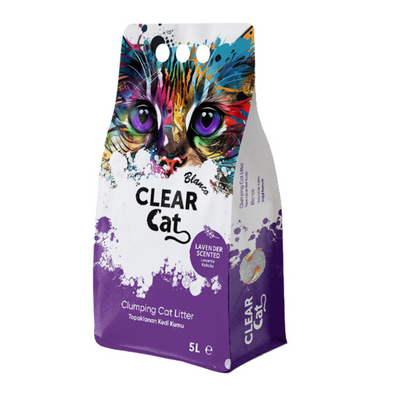 Clear Cat Blanco Lavender bentonitinis kraikas 5l | Gyvūnų prekių internetinė parduotuvė ...