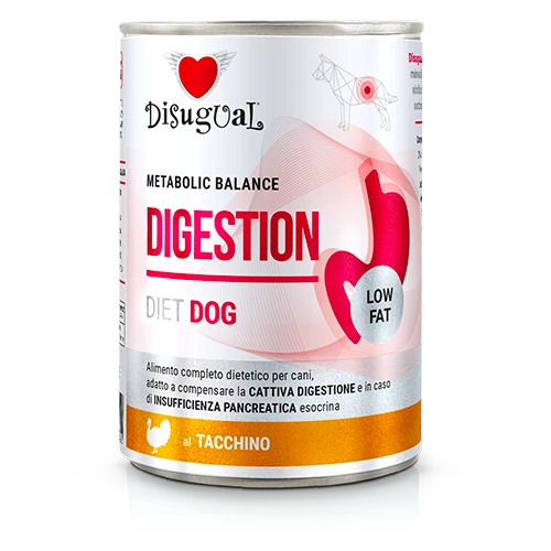 Disugual Veterinarinis drėgnas šunų maistas DIGESTION kalakutas ...