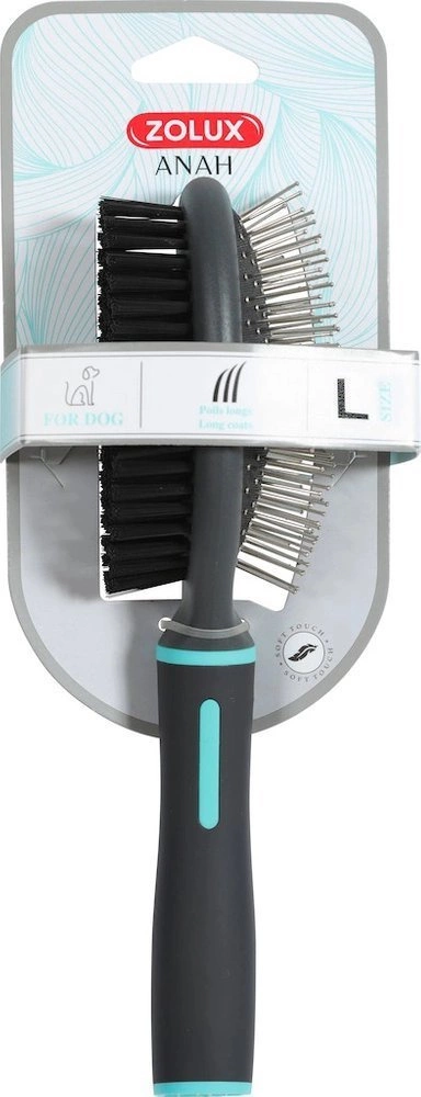 ZOLUX ANAH Dvipusis šepetys šunims didelis L | Gyvūnų prekių ...
