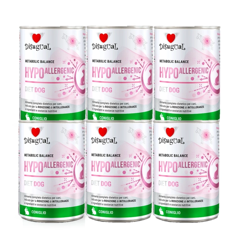 Disugual Veterinary drėgnas drėgnas šunų maistas HYPOALLERGENIC Rabbit ...