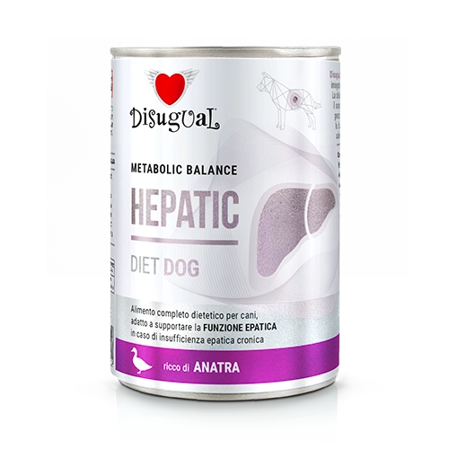 Disugual Veterinary drėgnas maistas šunims HEPATIC Duck (suaugusiems ...