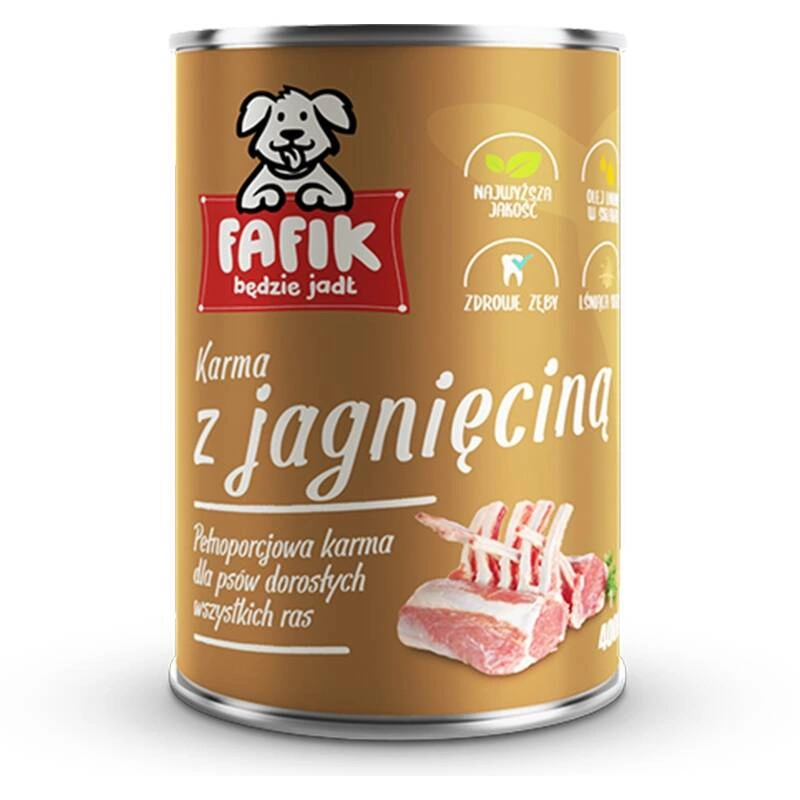"Fafik" ėrienos ėdalas 400g | Gyvūnų prekių internetinė parduotuvė ...