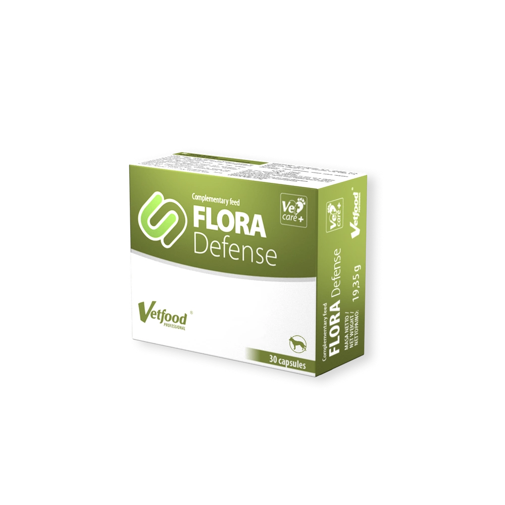 VETFOOD Flora Defense 30 kapsulių | Gyvūnų prekių internetinė ...