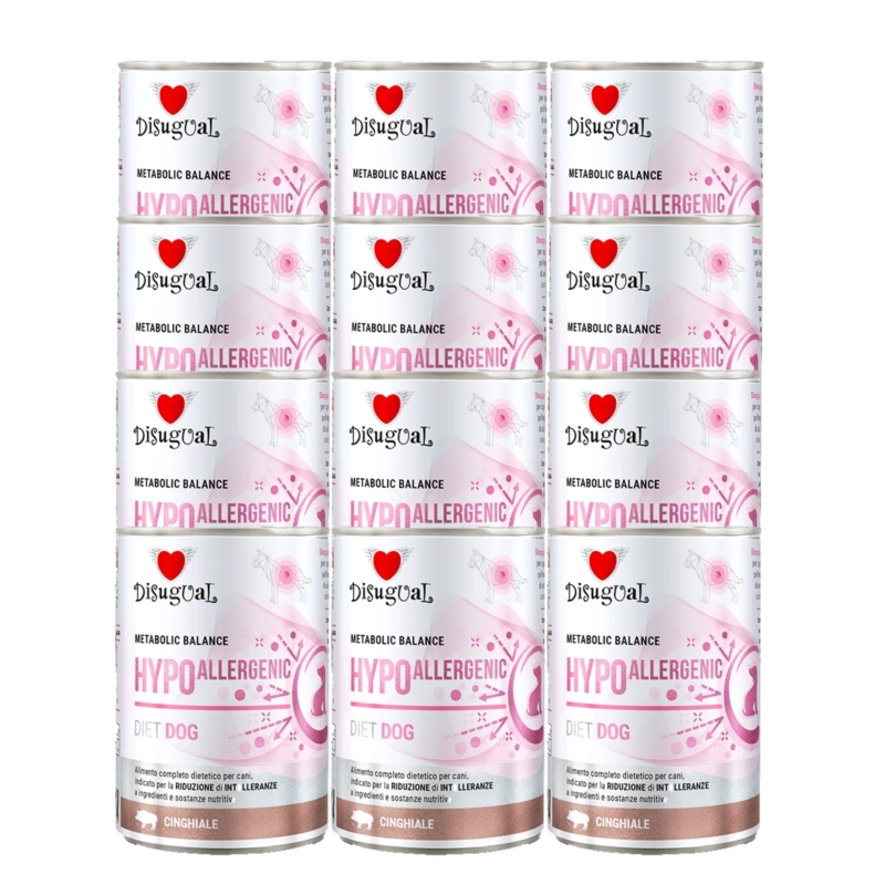 Disugual Veterinary drėgnas drėgnas šunų maistas HYPOALLERGENIC šernų ...