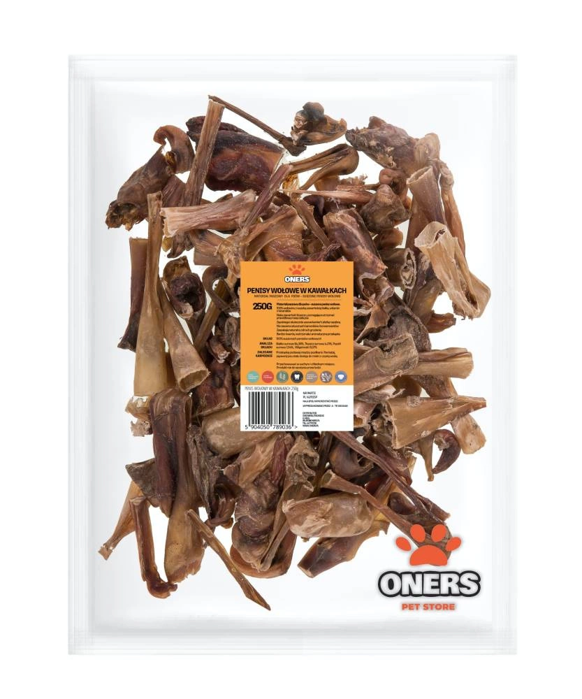 ONERS jautienos varpos gabaliukais 250g | Gyvūnų prekių internetinė ...