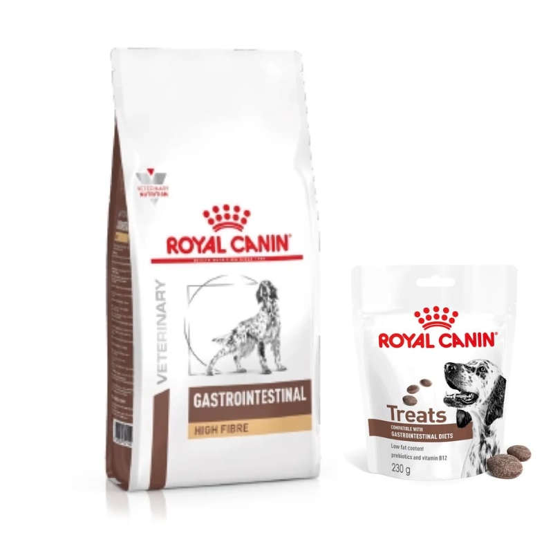 ROYAL CANIN Fibre Response Gastrointestinal 14kg + Royal Canin Dog ...