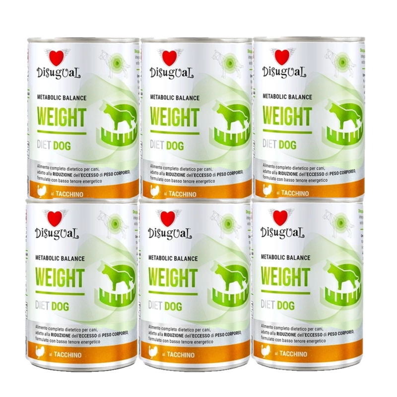 Disugual drėgnas šunų maistas Veterinary WEIGHT kalakutas (suaugusiems ...